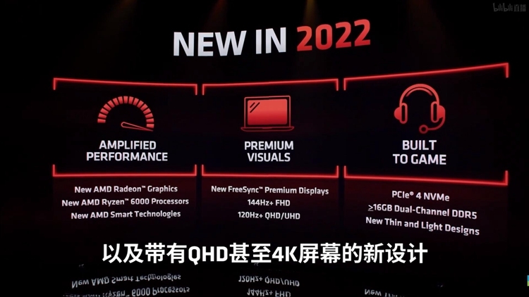 CES 2022 AMD发布新一代6000系移动CPU：Zen3+架构，核显提升明显