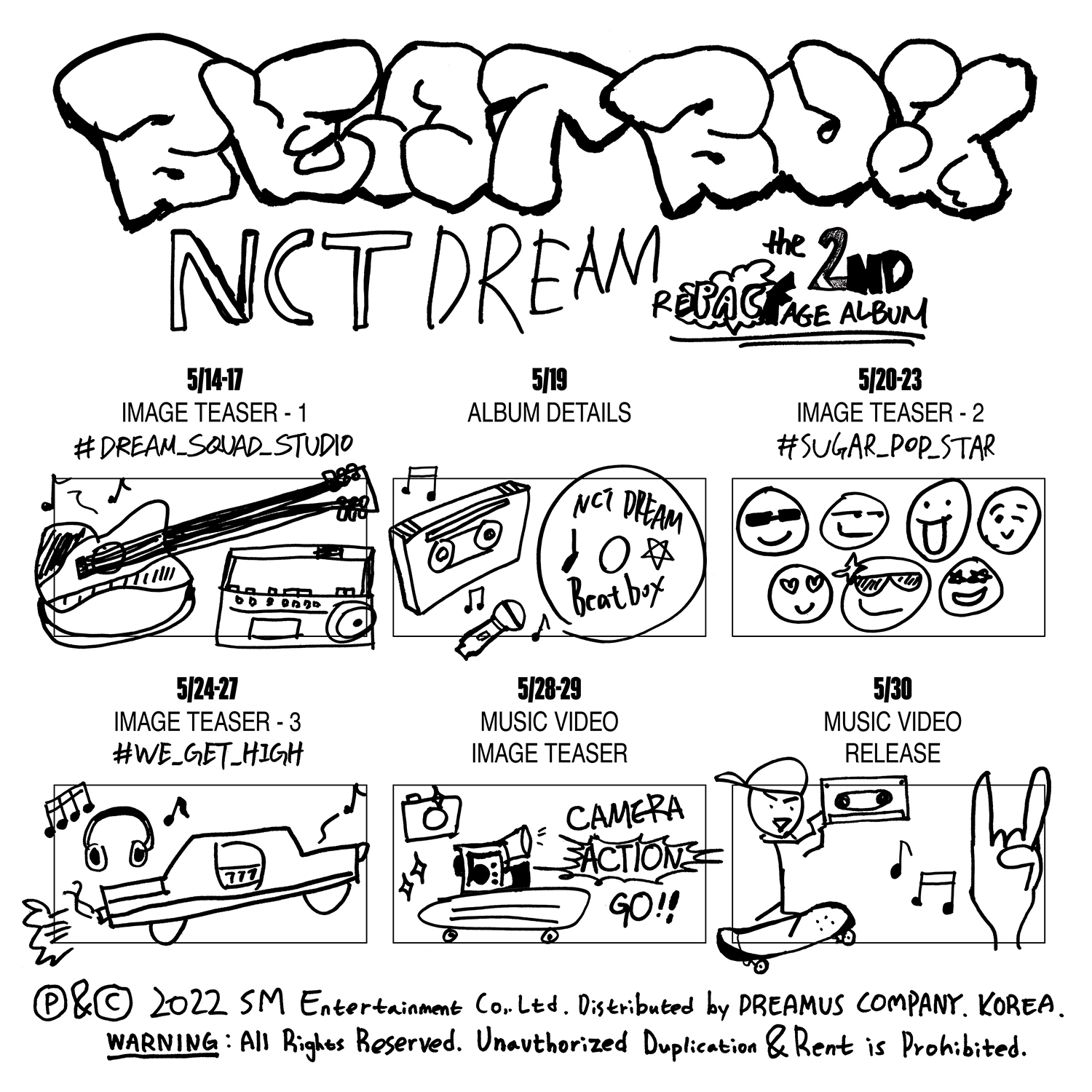 NCT DREAM正规2辑后续专辑《Beatbox》将于5月30日发行！_凤凰网