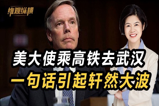 美大使乘高铁去武汉,一句话引起轩然大波:美网友羡慕“哭了” 凤凰网视频 凤凰网